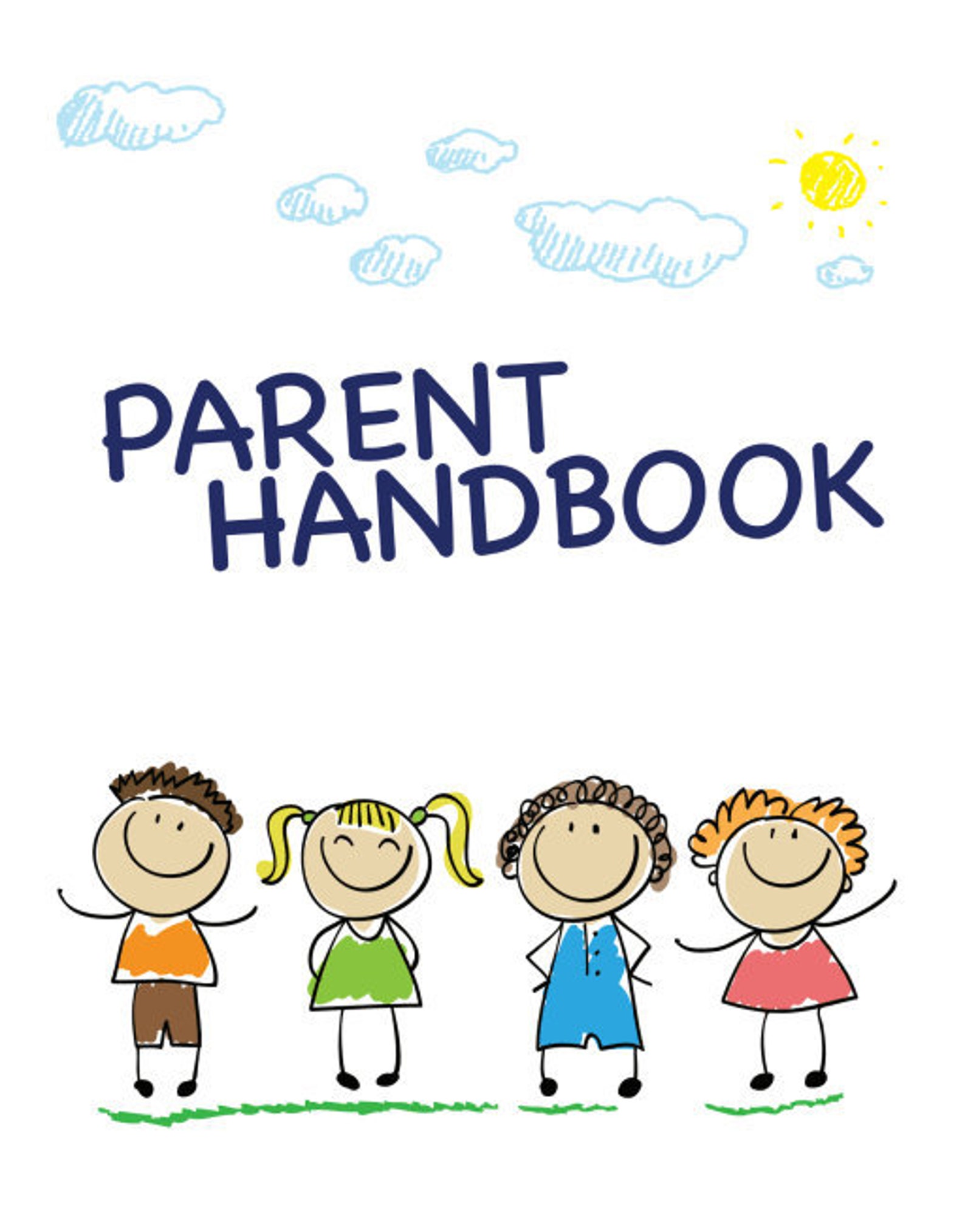 Daycare Parent Handbook Fully Editable PDF Microsoft Word Etsy