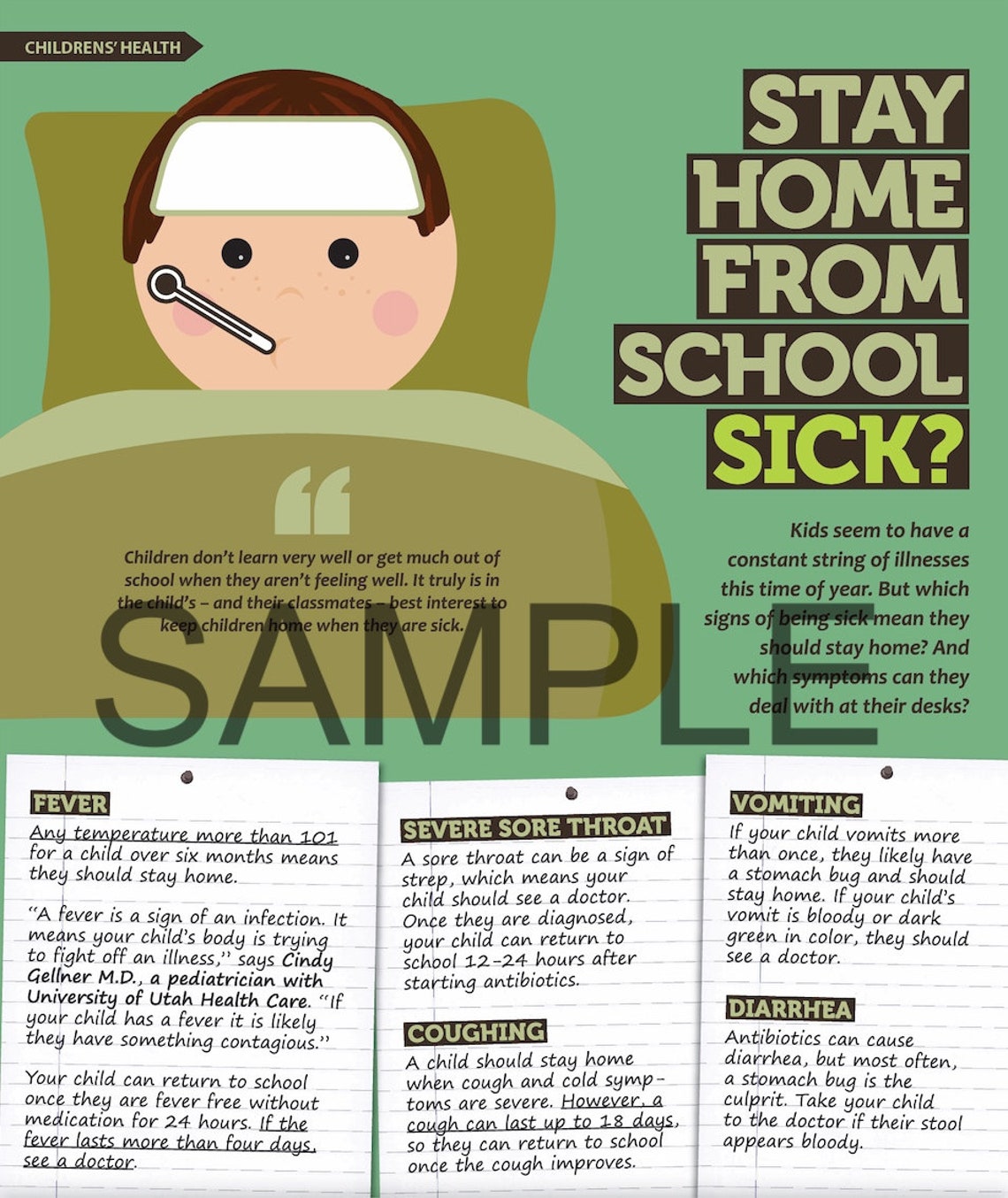 Daycare Sick Policy Handouts and Posters: 25 High Definition - Etsy