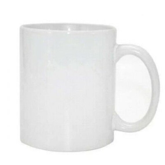 Tasse blanche simple de photo tasse de texte tout que vous | Etsy