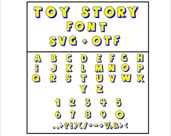 Andy toy story font | Etsy