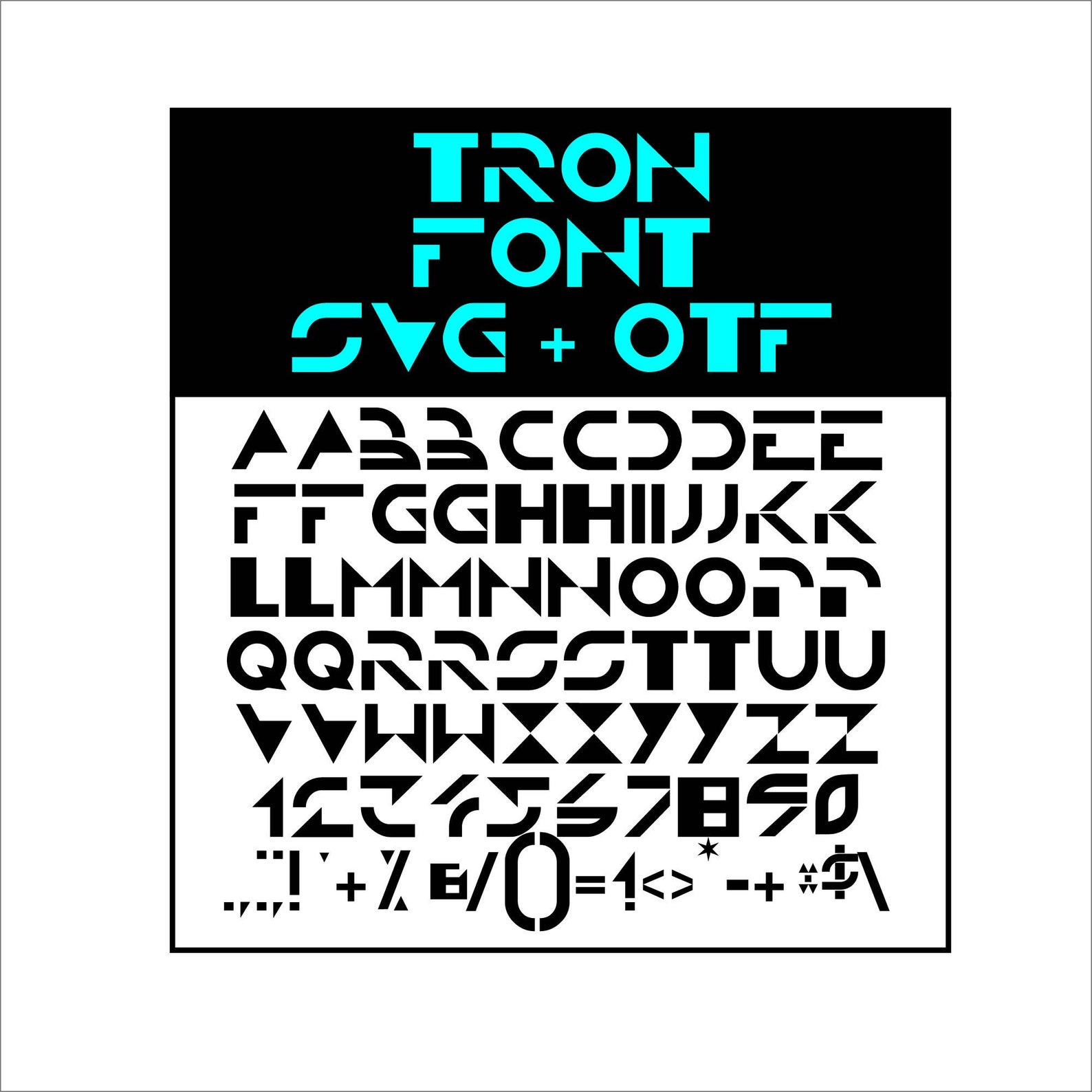 Tron Font Download