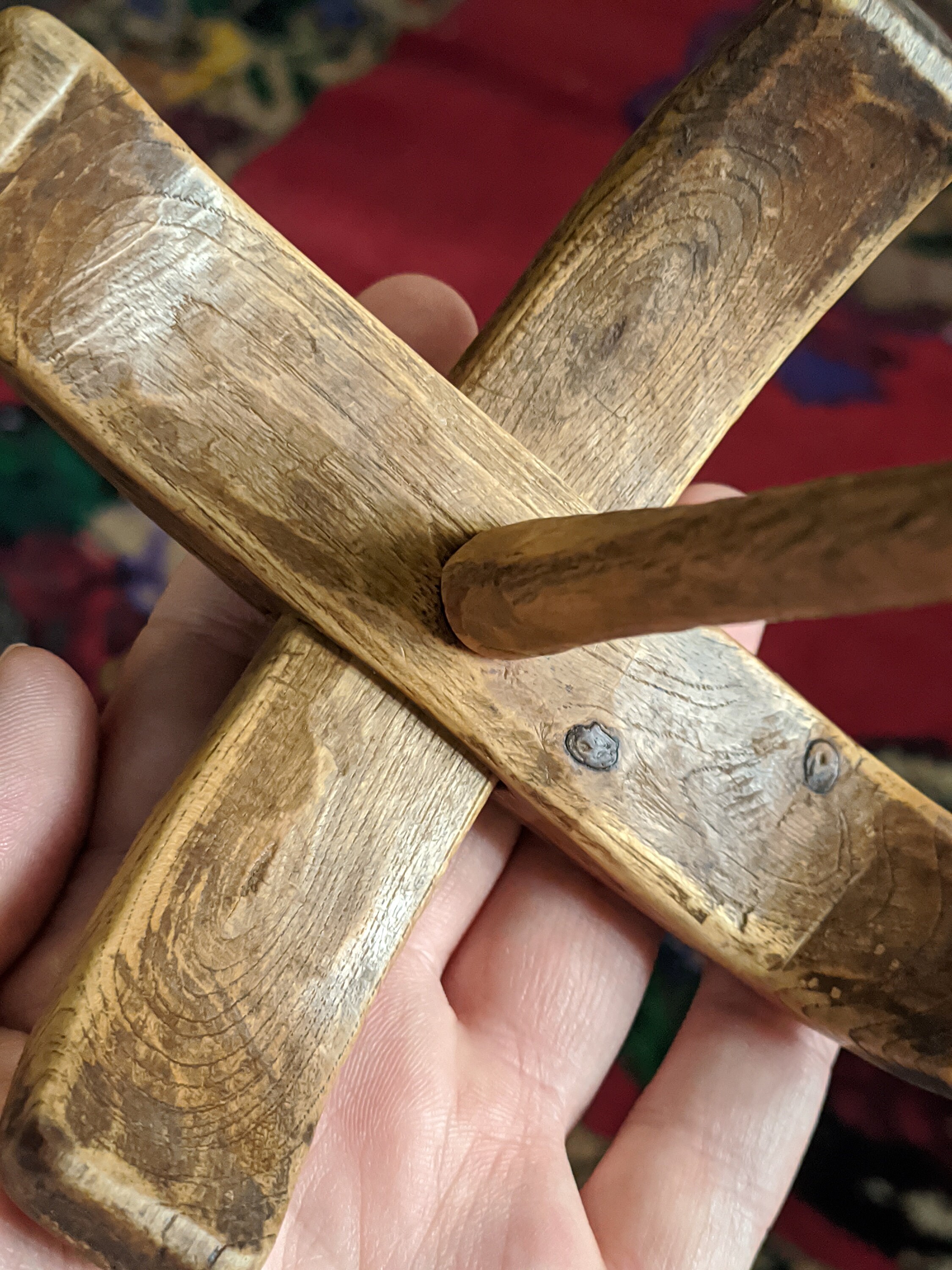 Antique Rare Turkish Spinning Tool Handmade Colored Turkish Drop ...