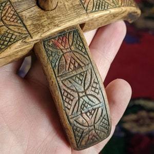 Antique Rare Turkish Spinning Tool - Handmade Colored Turkish Drop ...