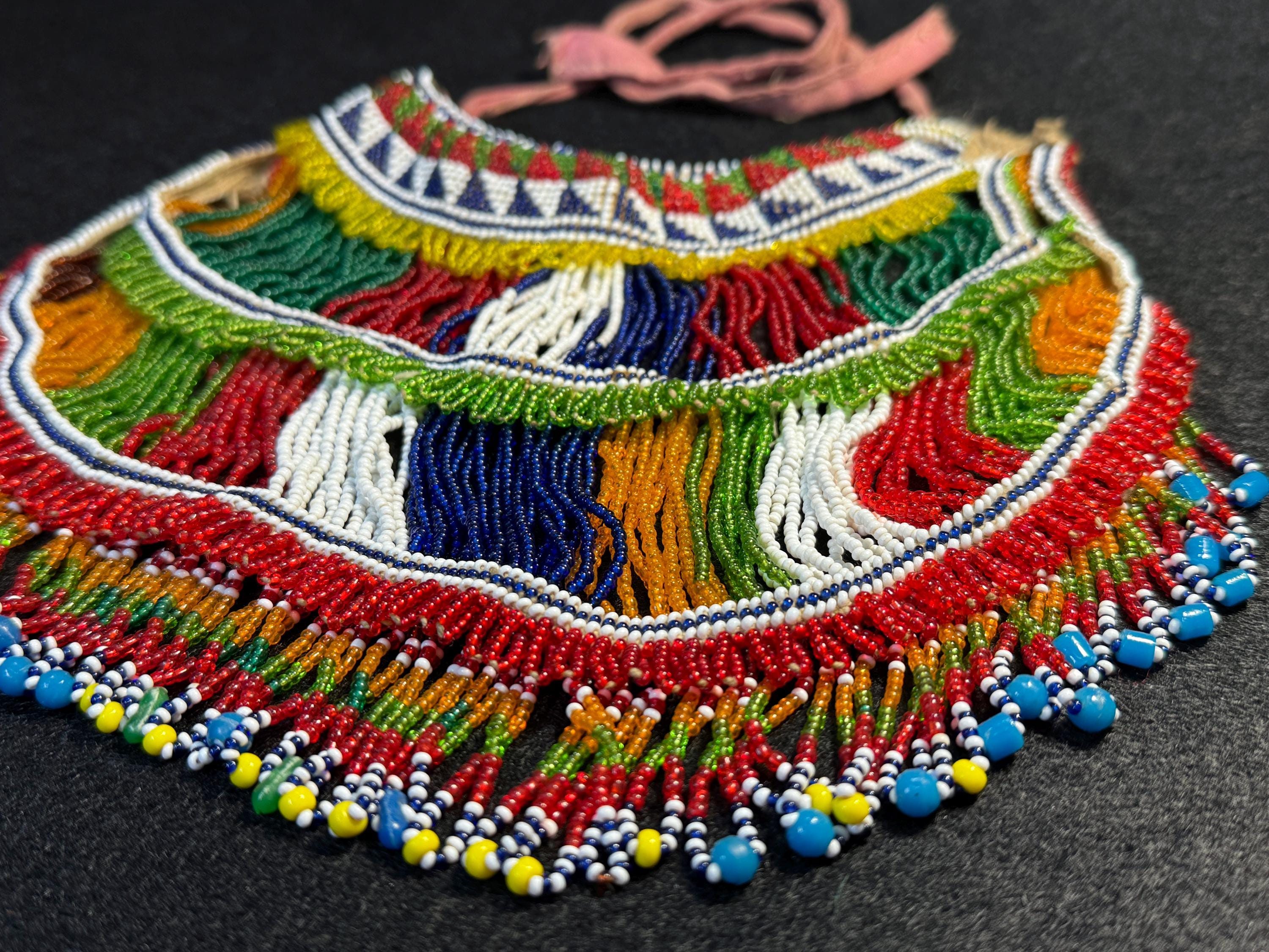 Antique Ottoman Beaded Headdress, Turkish Tribal Ornament - Etsy