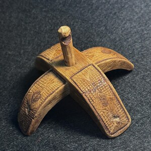 Miniature Antique Wooden Kirman Spindle - Anatolian - Child-sized ...