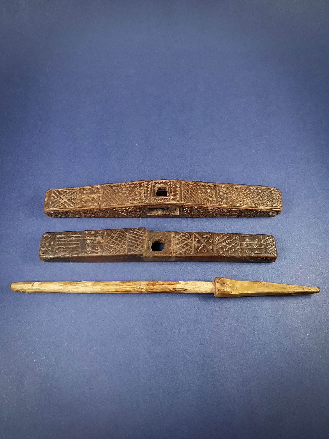 Antique Turkish Drop Spindle Anatolian Woodwork Hand Carved - Etsy