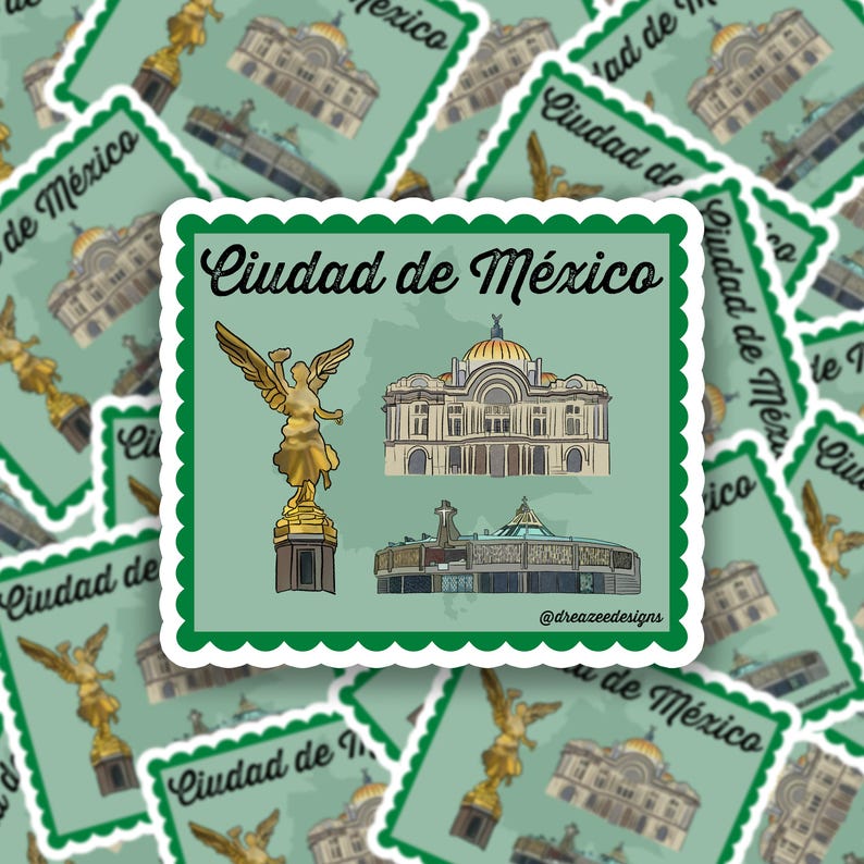 CDMX Vinyl Sticker – Mexican State Sticker, Waterproof Decal for Laptop ...