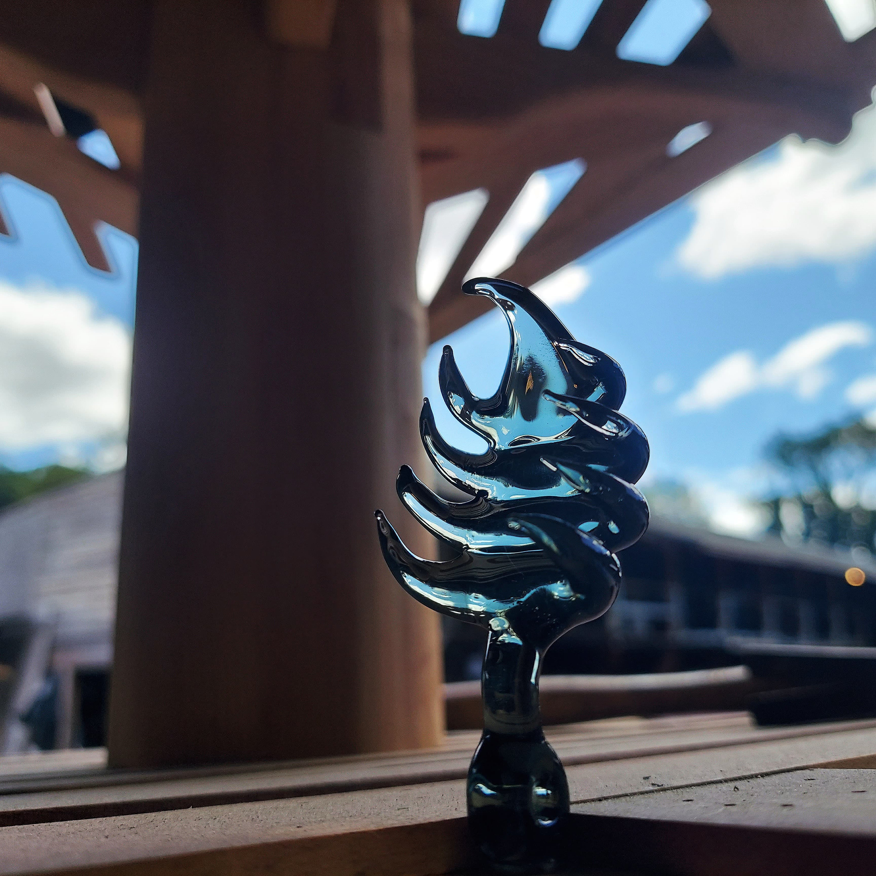 Glass Claw Sculpture Pendant - Etsy