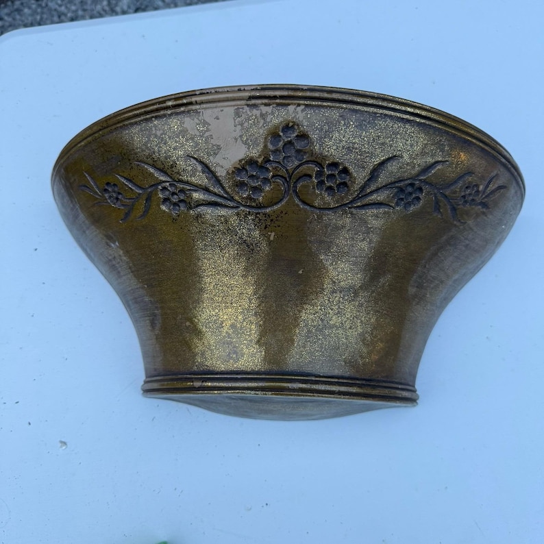 Vintage Syroco Wall Pocket Vase Planter Hollywood Regency - Etsy