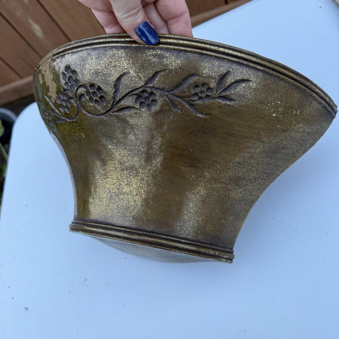 Vintage Syroco Wall Pocket Vase Planter Hollywood Regency - Etsy