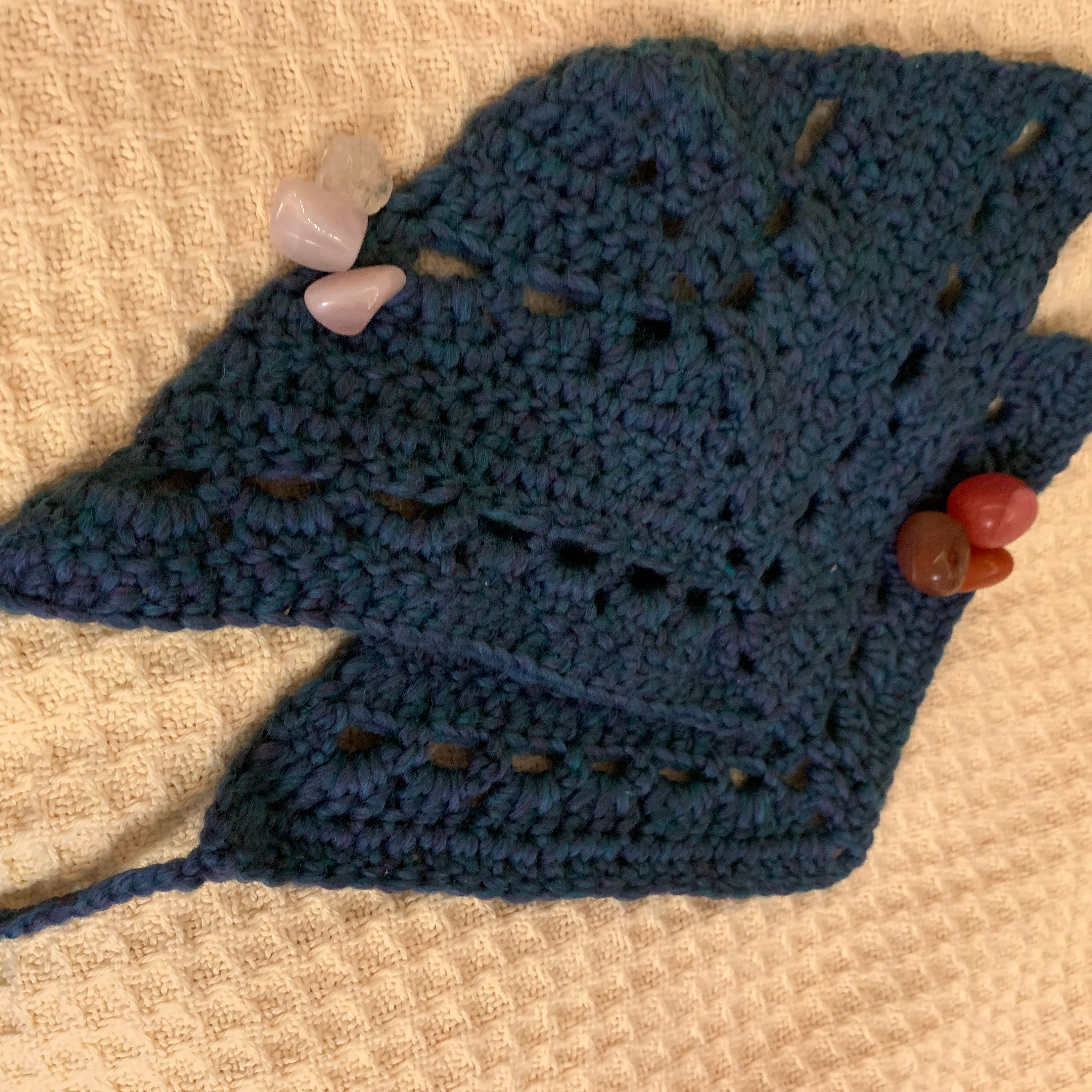 Cottagecore Headband Bandanna Hair Covering Crochet - Etsy