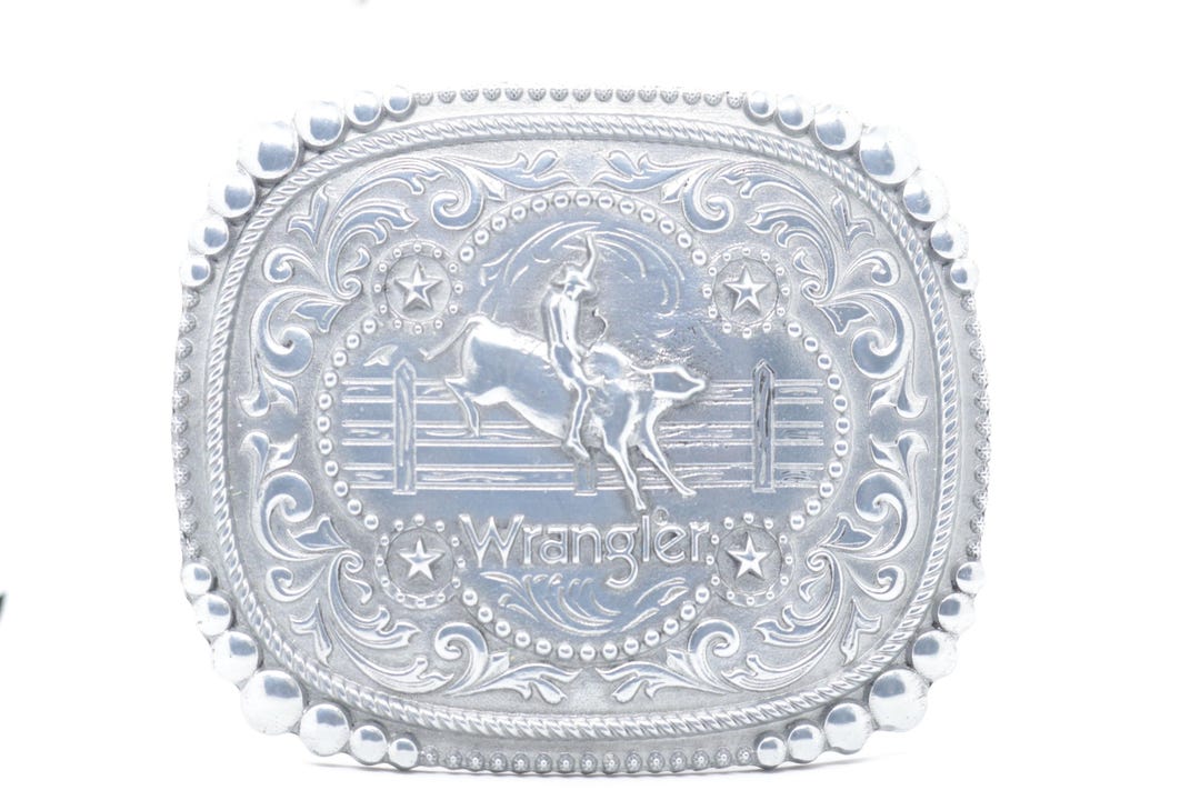 Wrangler Belt Buckle. Comes With a Buckle Gift Box Ideal for a ...