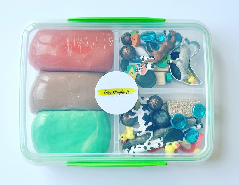 Play Dough Kit Farm Play Dough Kit Kids Play Dough Kit - Etsy