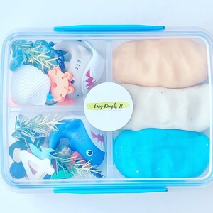 Play Dough Kit, Shark Play Dough Sensory Kit, Ocean Play Dough Kit ...