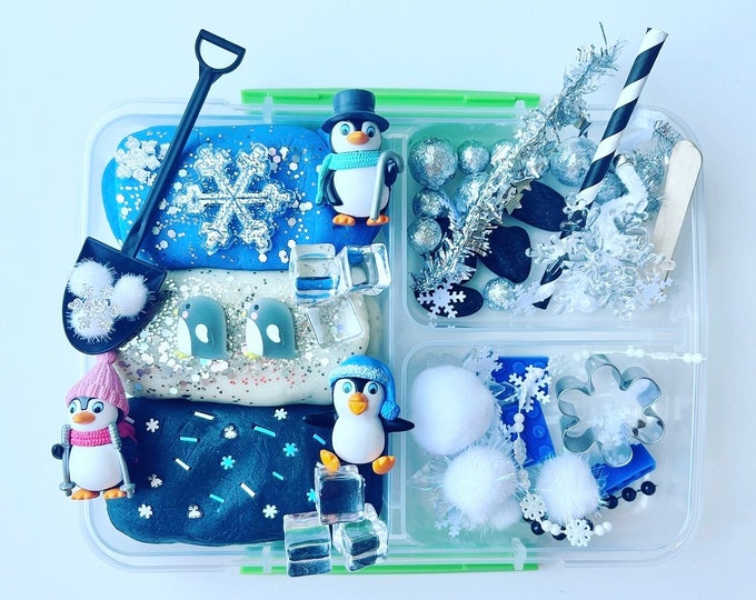 Play Dough Kit, Christmas Play Dough Kit, Penguin Play Dough Kit ...