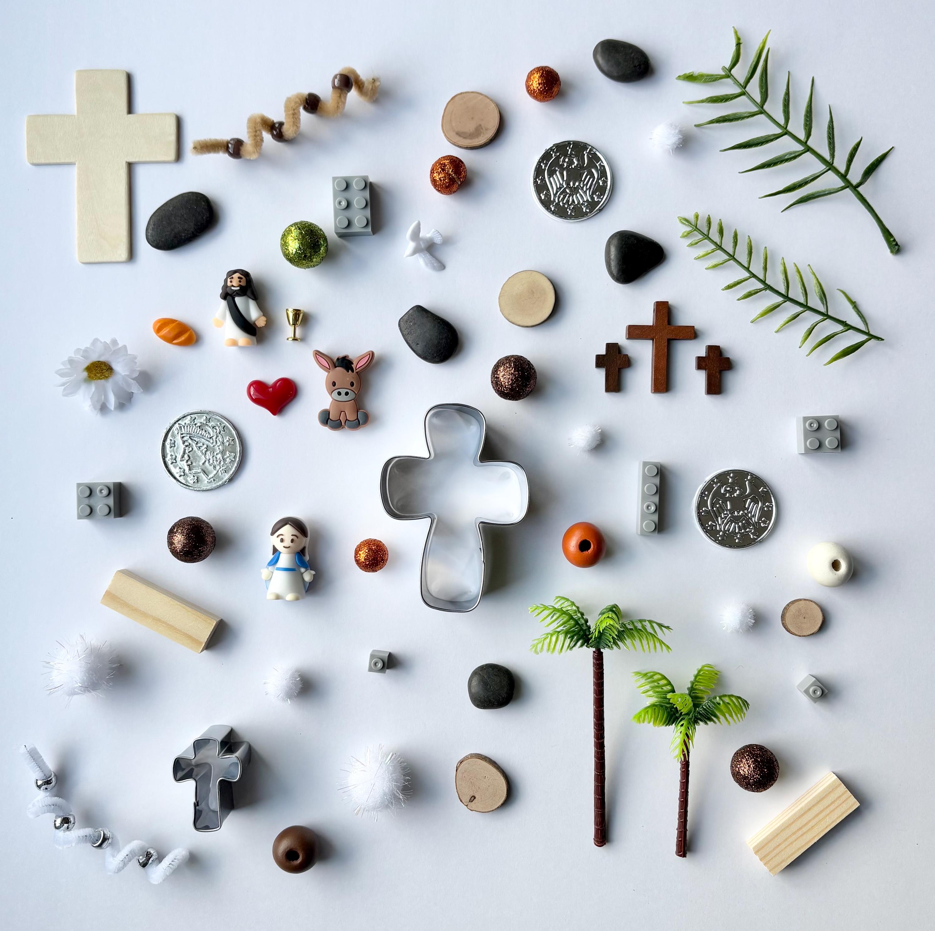 Jesus Easter Story Play Dough Sensory Kit – Faith-based Activity | Long ...