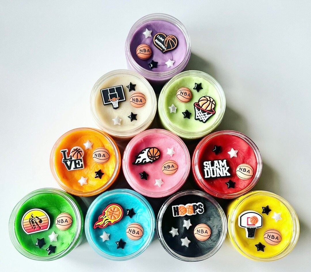 Basketball Sensory Jars With Long-lasting Homemade Play Dough - Sports ...