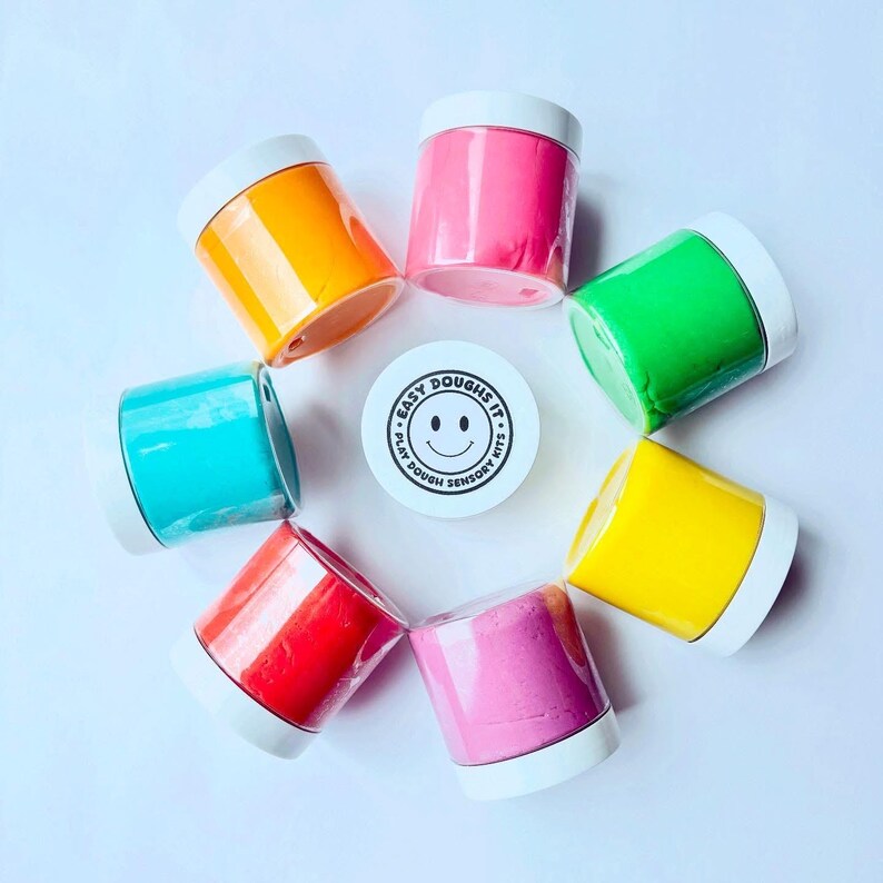 Build-a-monster Play Dough Sensory Kit Jar - Fun Halloween or Anytime ...