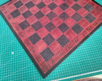 Leather Chess Board - Etsy