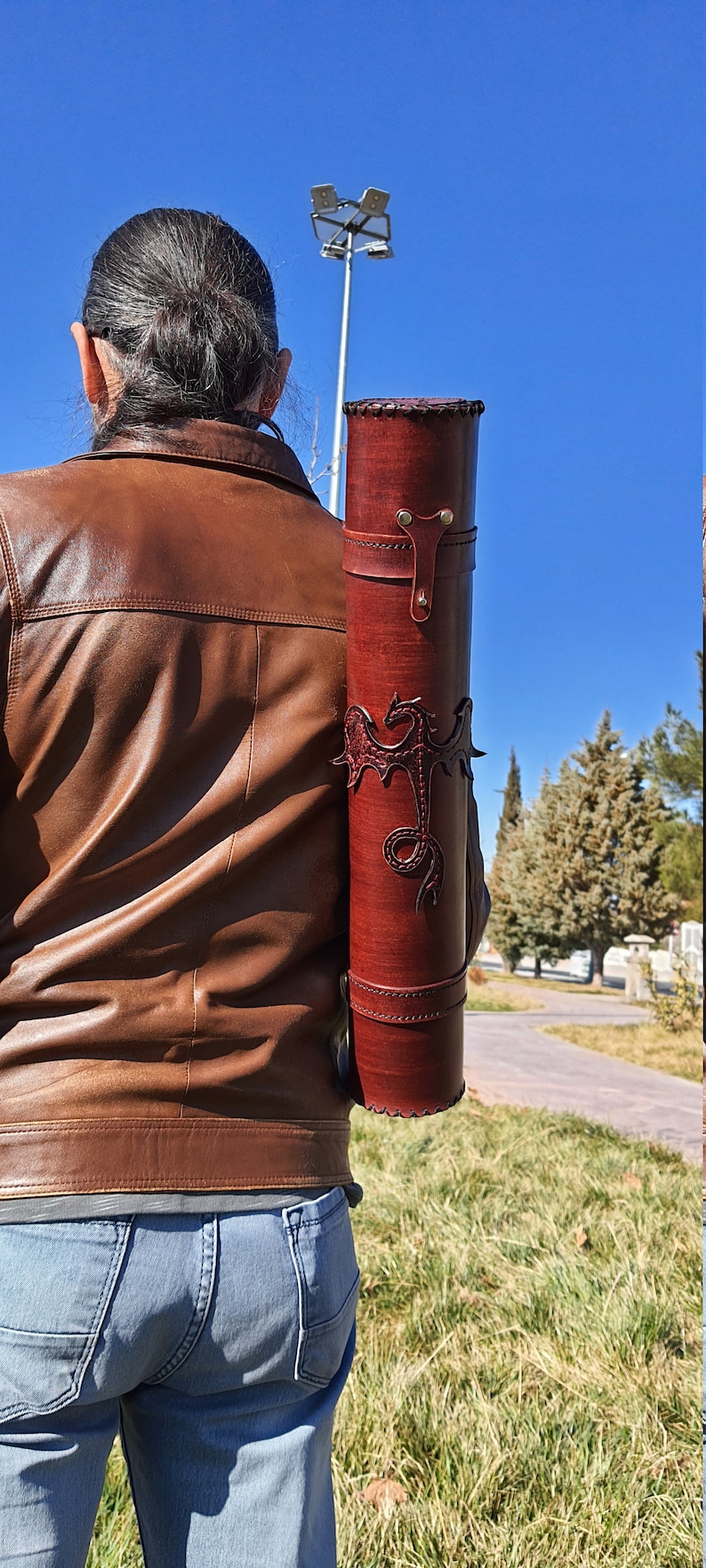 Leather Pattern Map Bag Pattern for Documents and Artworks. | Etsy