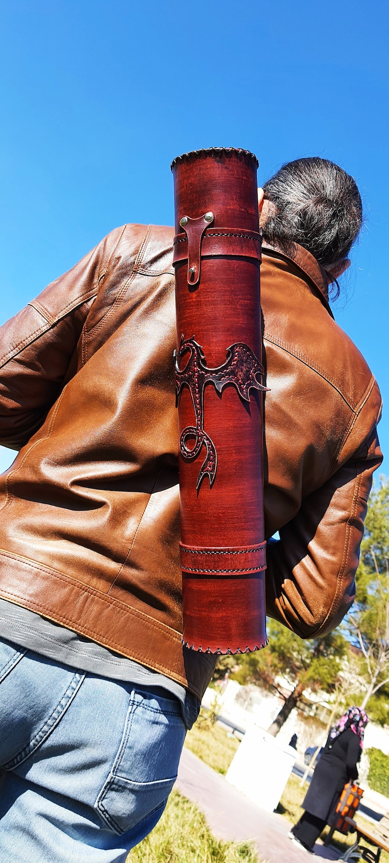 Leather Pattern Map Bag Pattern for Documents and Artworks. | Etsy