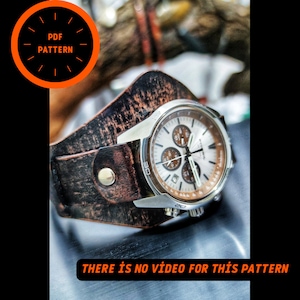 Watch Strap Pattern, 20&22 Mm Watch Band Template, Bracelet Watch Band ...