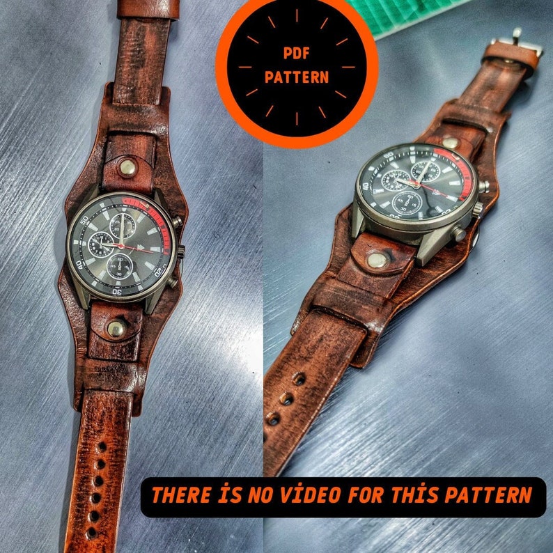 Watch Strap Pattern, 20&22 Mm Watch Band Template, Bracelet Watch Band ...