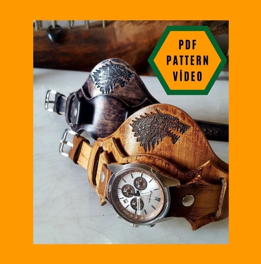 Watch Strap Pattern 20&22 Mm Watch Band Template Game of - Etsy
