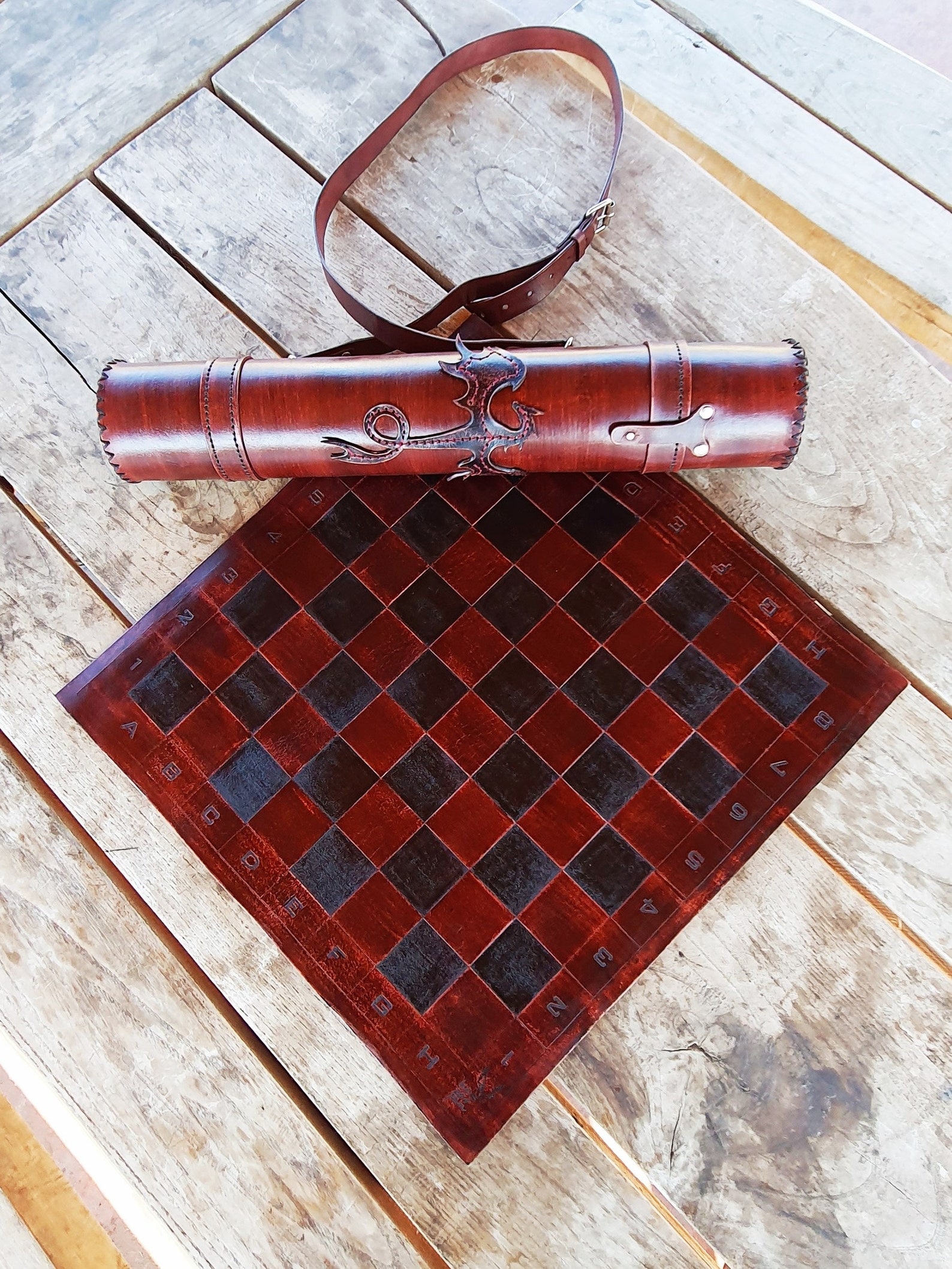 Leather Pattern Map Bag Pattern for Documents and Artworks. | Etsy