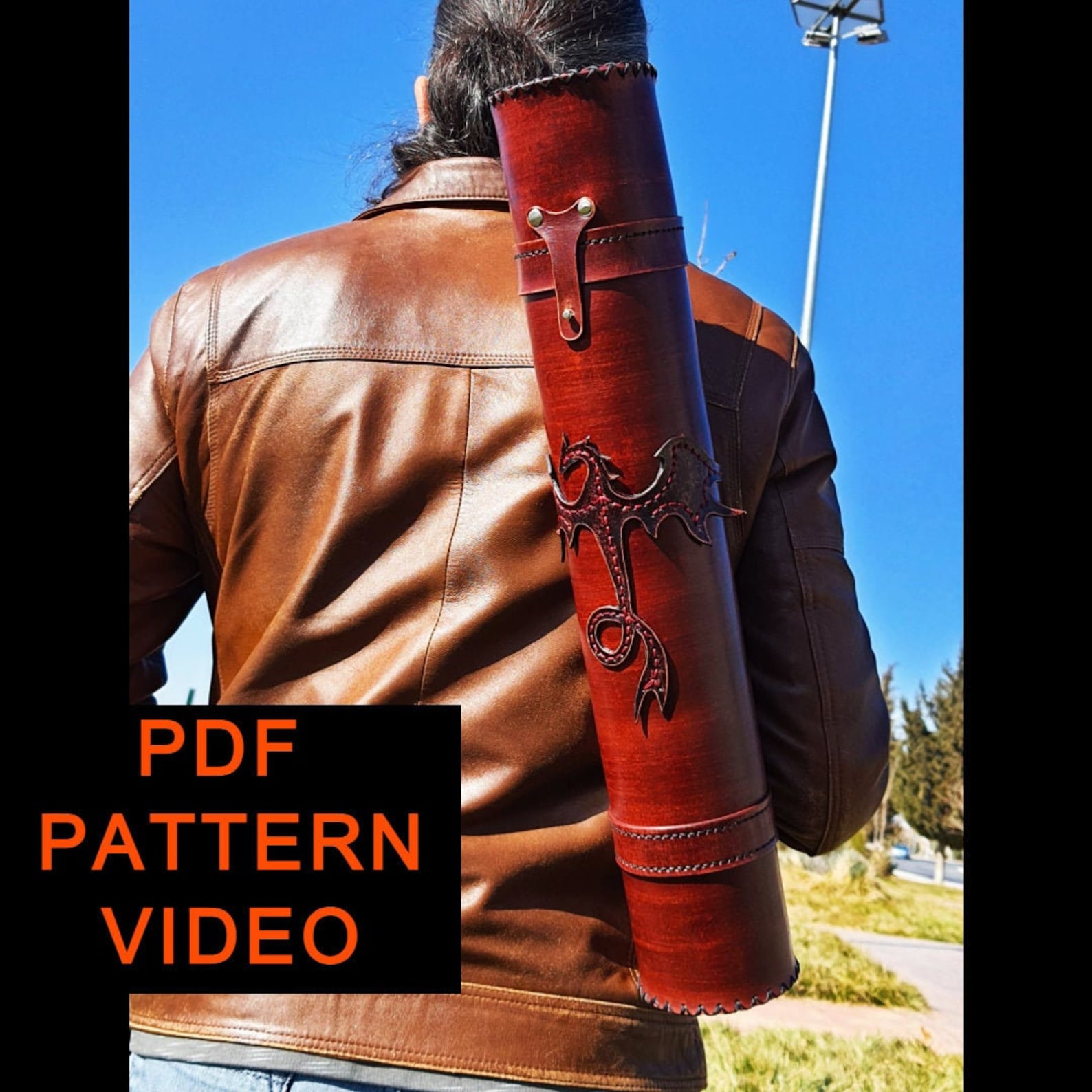 Leather Pattern Map Bag Pattern for Documents and Artworks. | Etsy