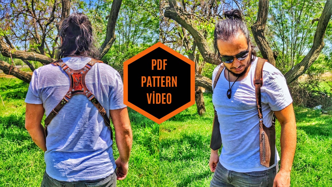 Holster Bag Pattern Shoulder Bag Pattern Harness Bag - Etsy