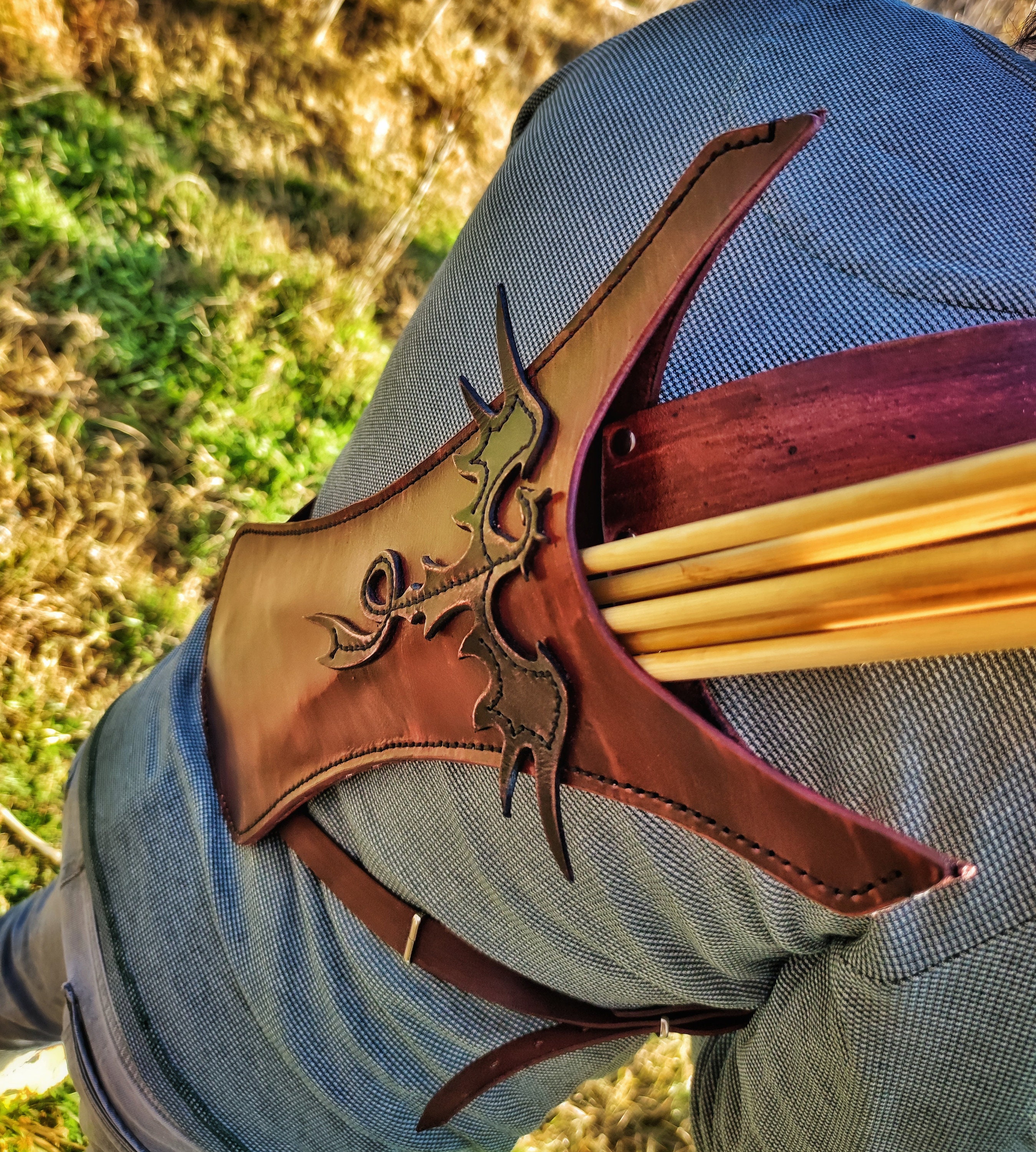 Back Quiver Pattern Quiver Pattern Hunter Quiver Leather | Etsy