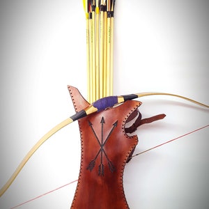 Quiver Pattern, Leather Archery Quiver Pattern, PDF, Traditional ...