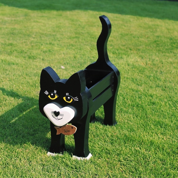 Outdoor Cat Planter - Etsy UK