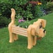 Handmade Wooden Dog Planter Classic Style - Etsy
