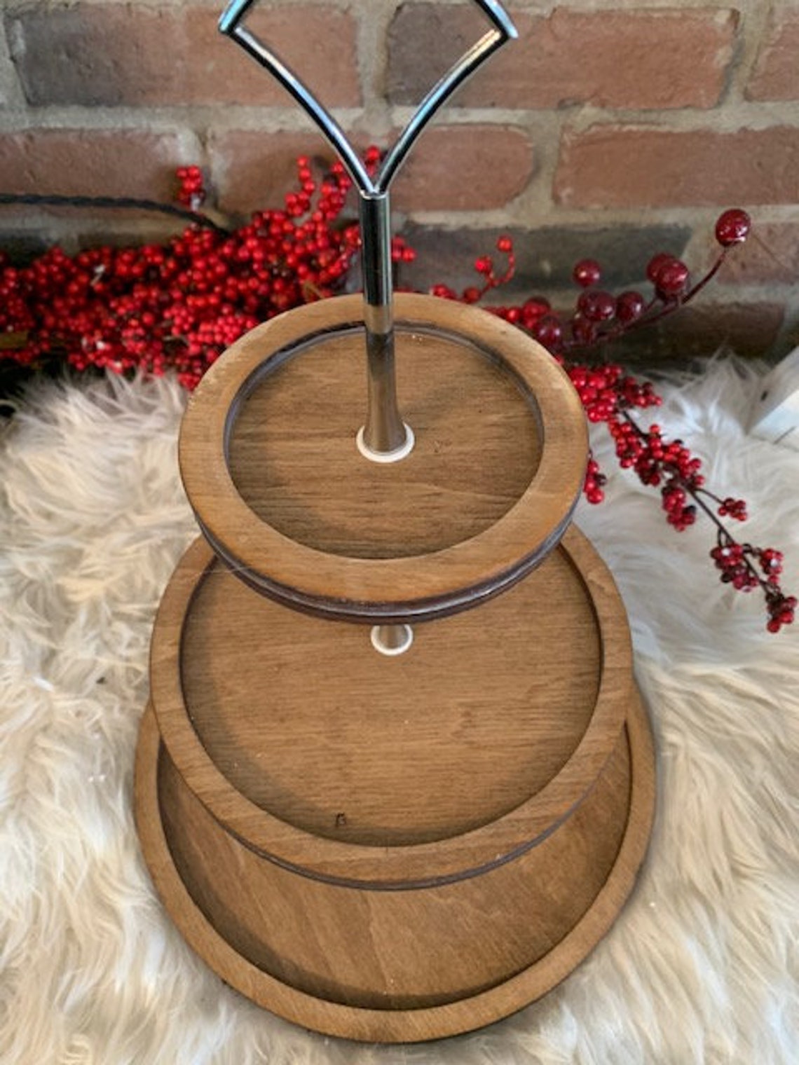 Tiered Tray / 3 Tier Tray / Rustic Tray - Etsy