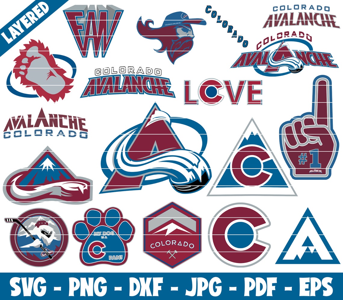 Colorado Avalanche Svg Colorado Team Svg NHL Svg Bundle | Etsy