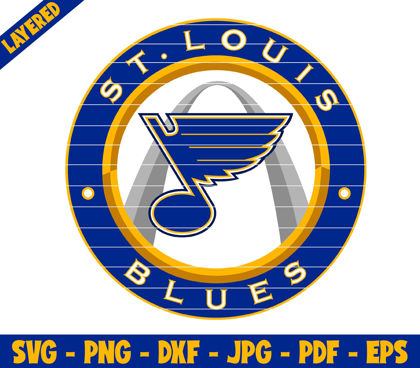 St. Louis Blues Svg St Louis Blues Hockey Team Hockey logos | Etsy