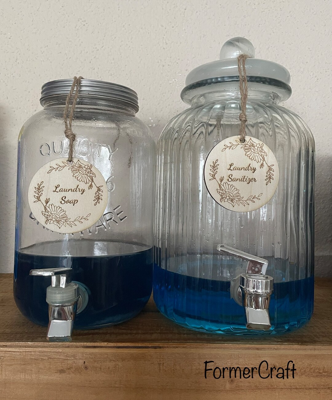 Decorative Wooden Laundry Signs for Laundry Soap, Sanitizer, Scent ...