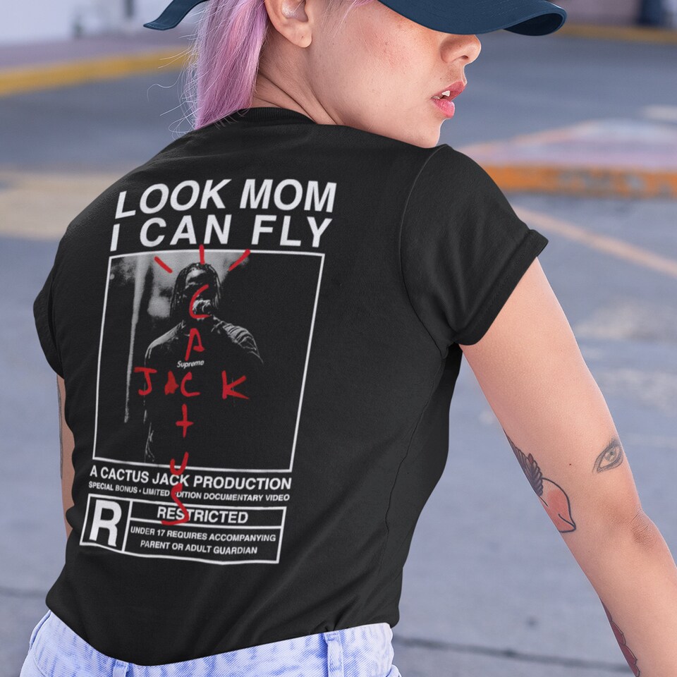 Travis Scott Look Mom I Can Fly T Shirt Sold By Danny Chen Sku
