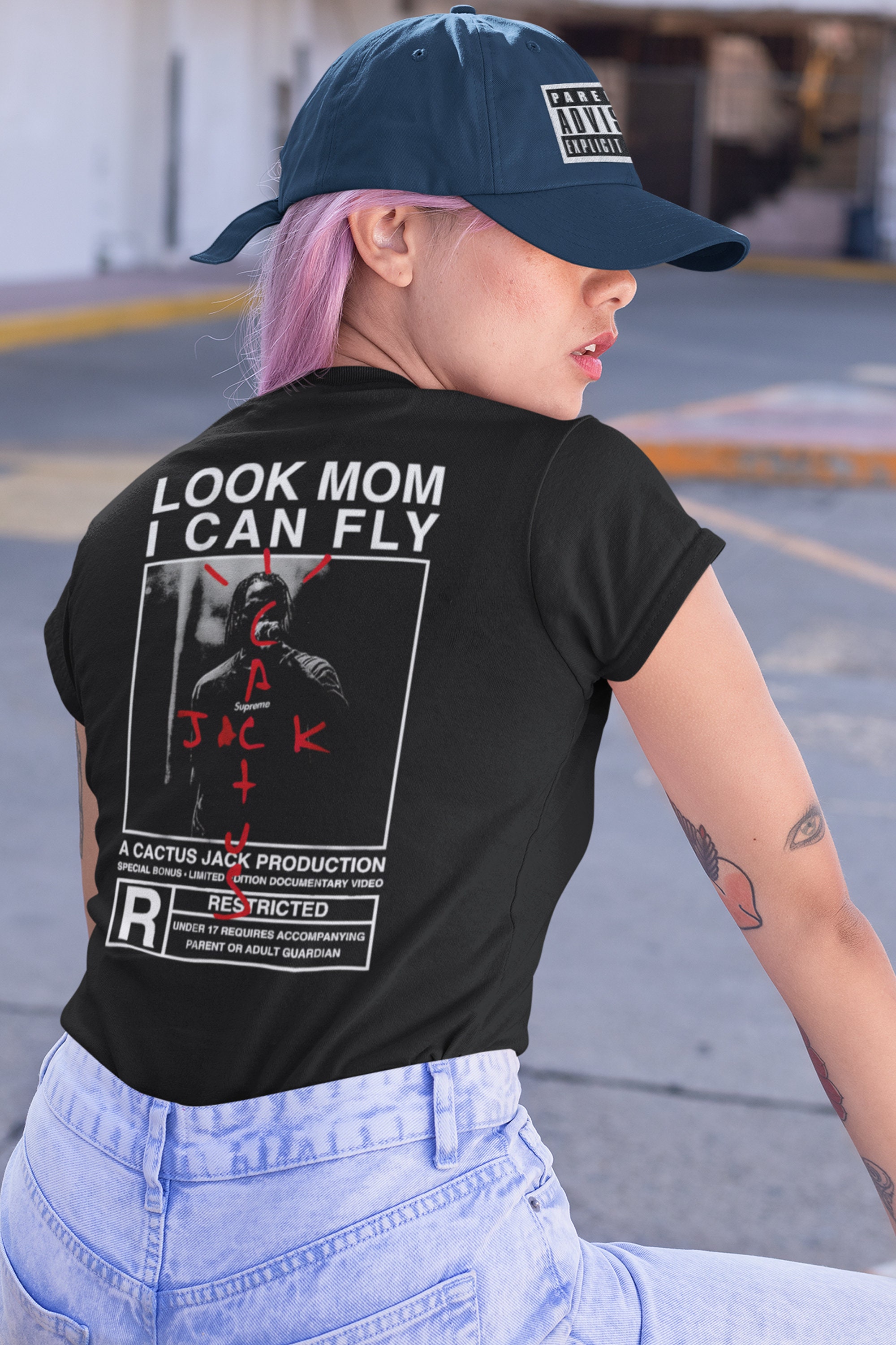 Travis Scott Look Mom I Can Fly Unisex T Shirt Etsy