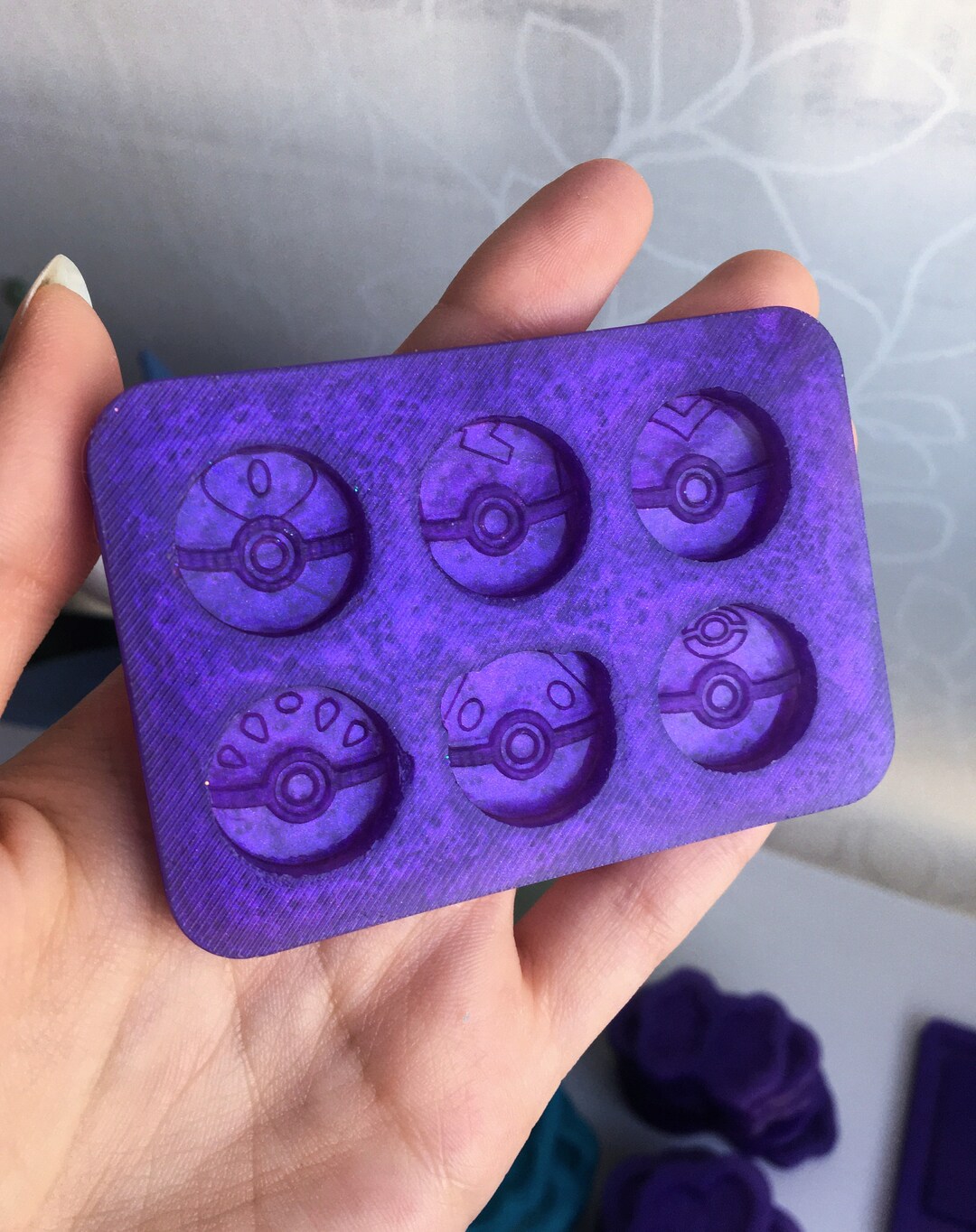 Silicon Mold Pokeballs 2nd Generation - Silicon Mold Pokémon - Pokemon ...