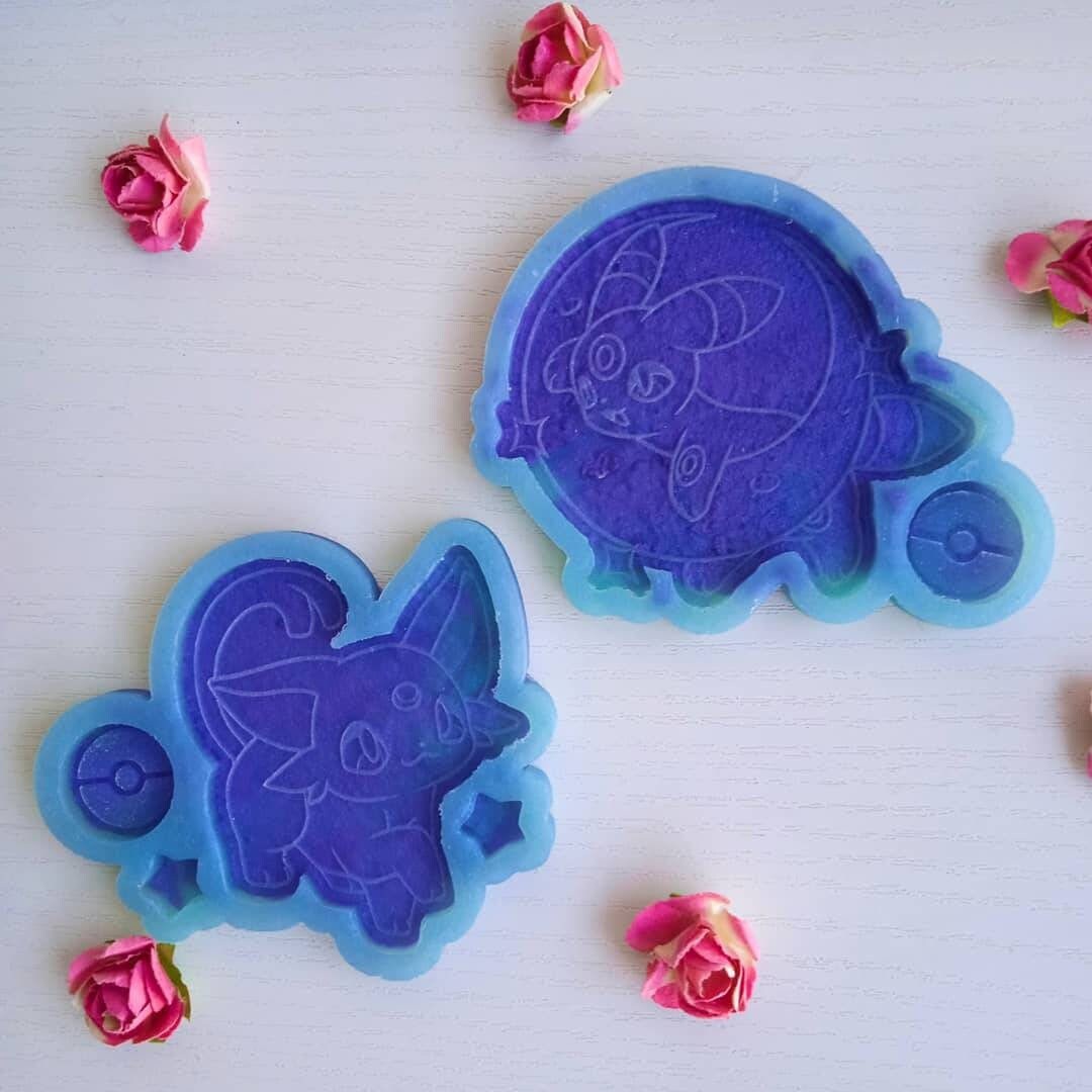 Silicon Mold Espeon & Umbreon Silicon Mold Pokémon Pokemon Mold Silicon ...