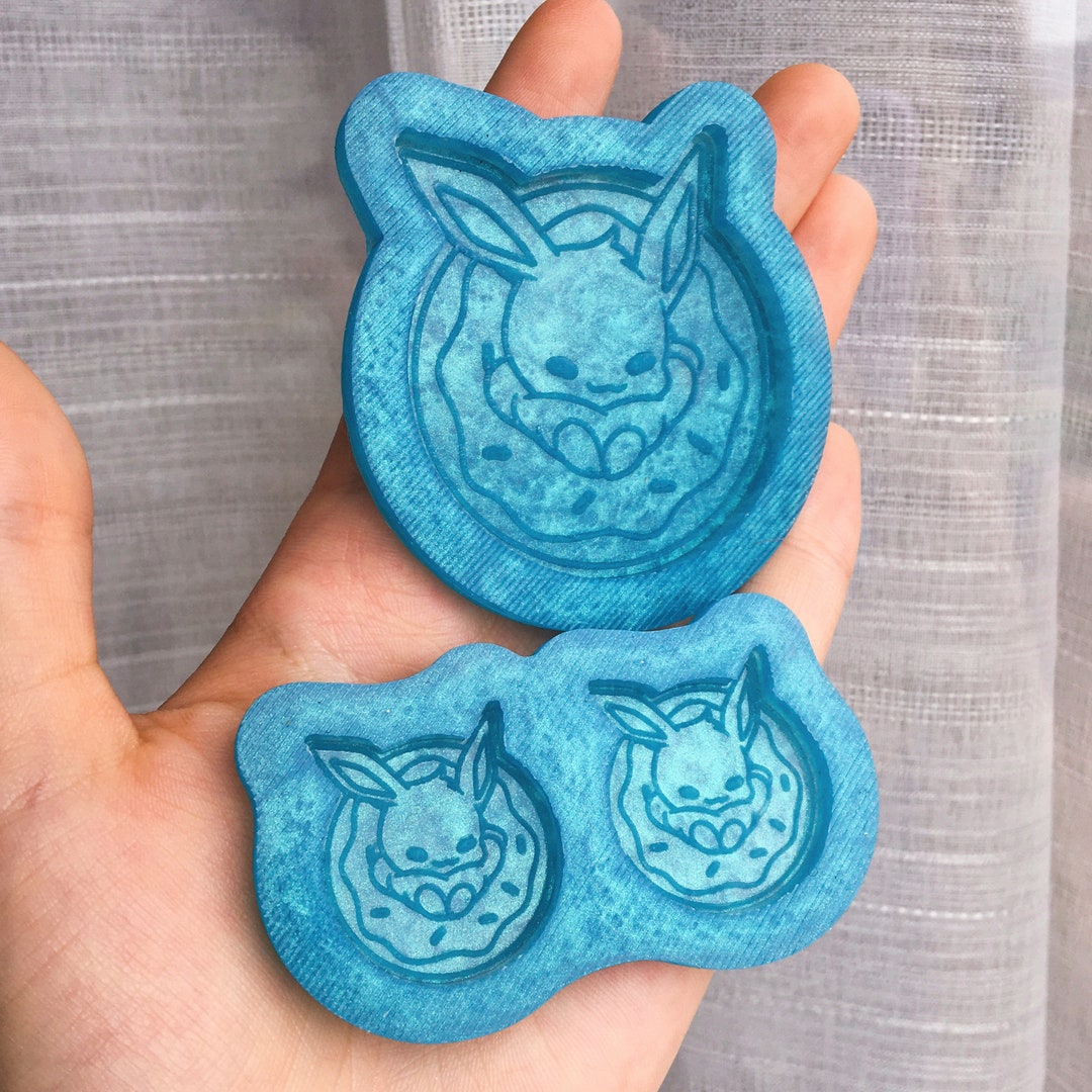 Silicon Mold Eevee Donut - Silicon Mold Pokemon Earrings - Silicon Mold ...