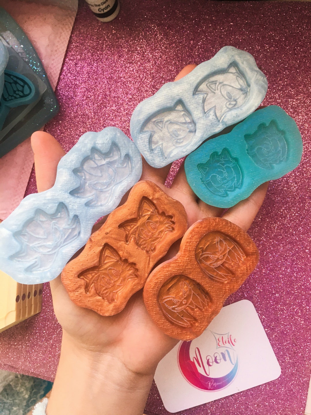 Silicon Mold Hedgehog Blue - Silicon Mold Keychain - Silicone Mold ...