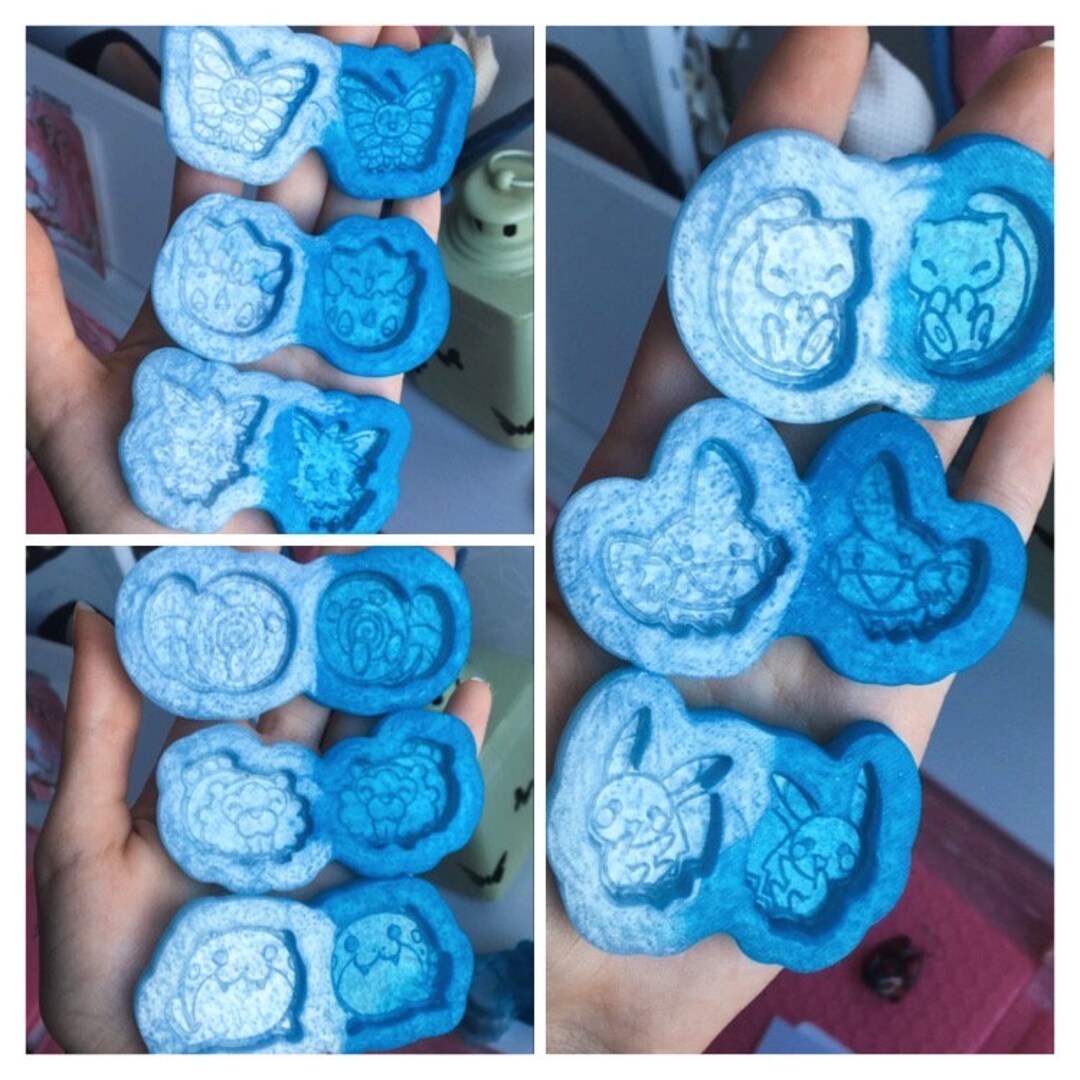 MOLD PACK Pokemon - Silicon Mold Pokemon - Silicon Mold Earrings ...