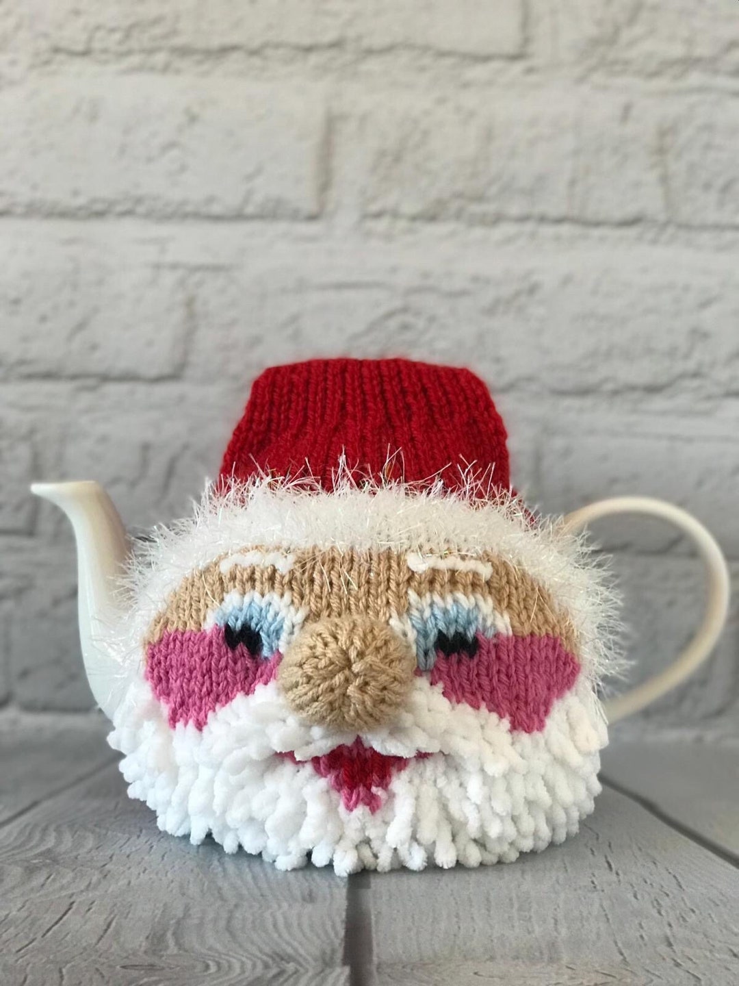 Knitting Pattern - Santa Tea Cosy - Etsy
