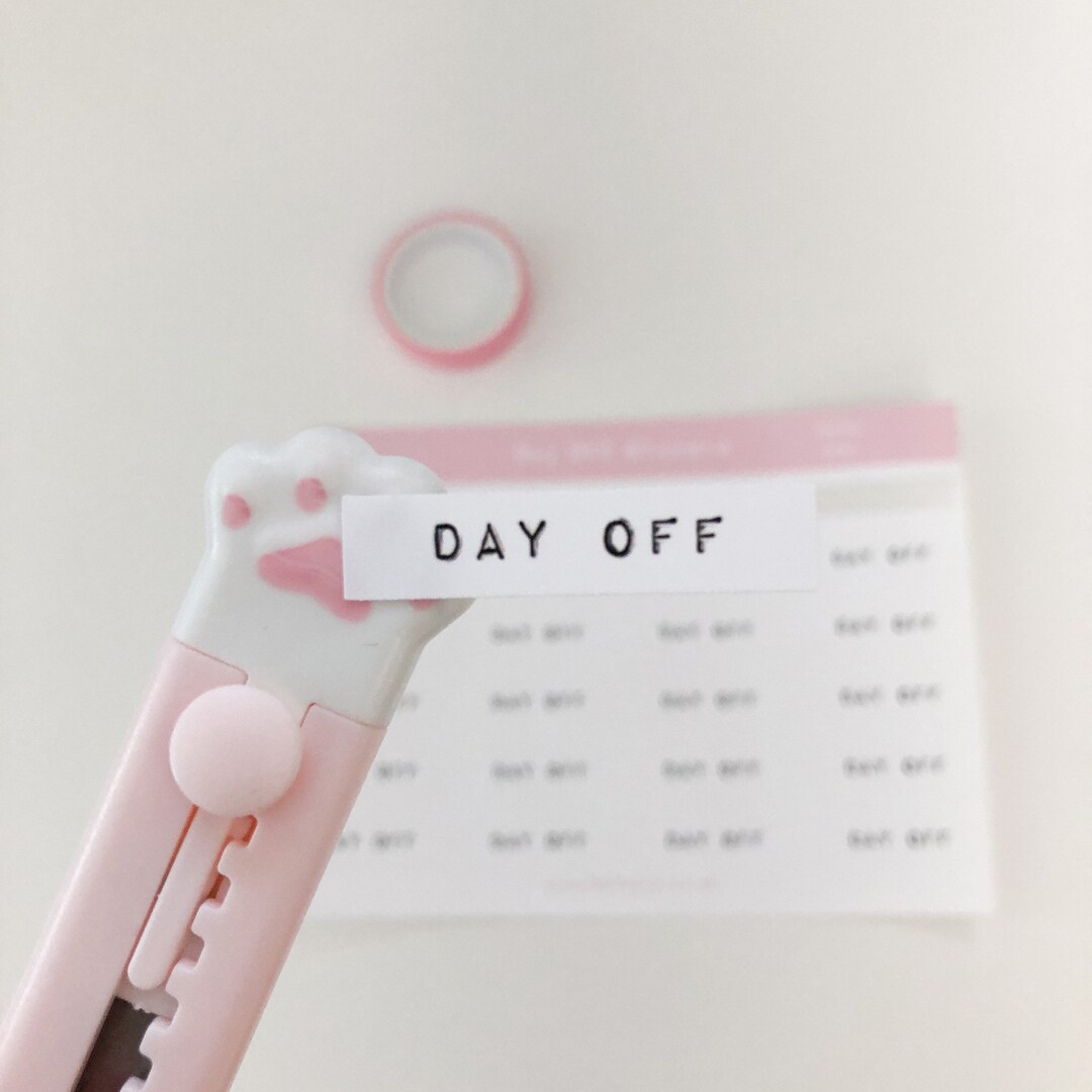Day off Stickers Planner Stickers Holiday Stickers Minimalist - Etsy UK