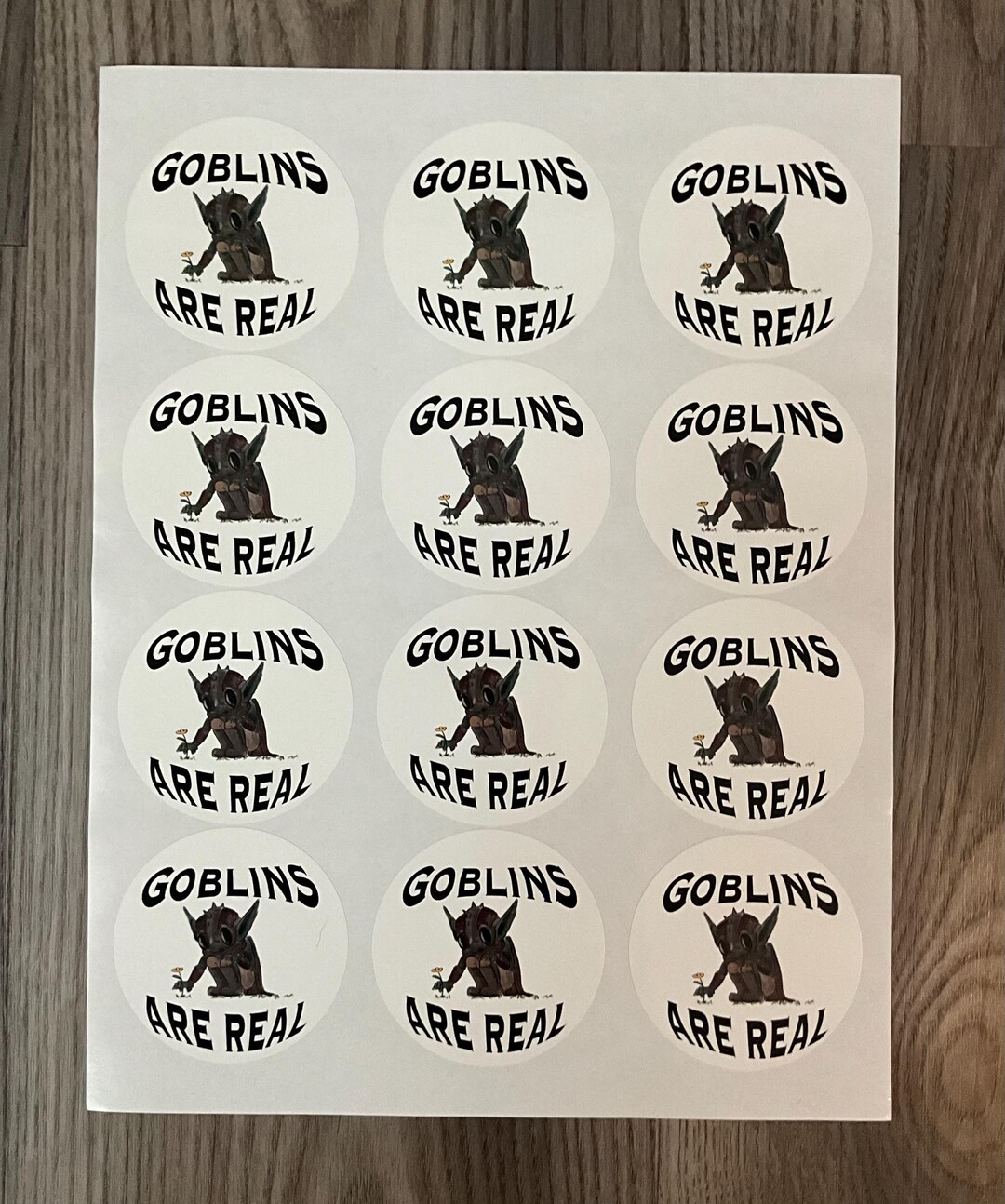GOBLINS ARE REAL (stickers) - Etsy