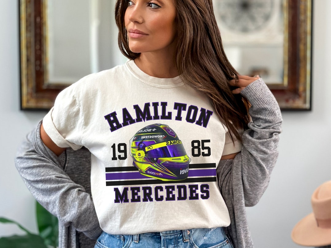 Lewis Hamilton T Shirt, F1 Merch, Formula 1 Shirt, Mercedes Tee ...